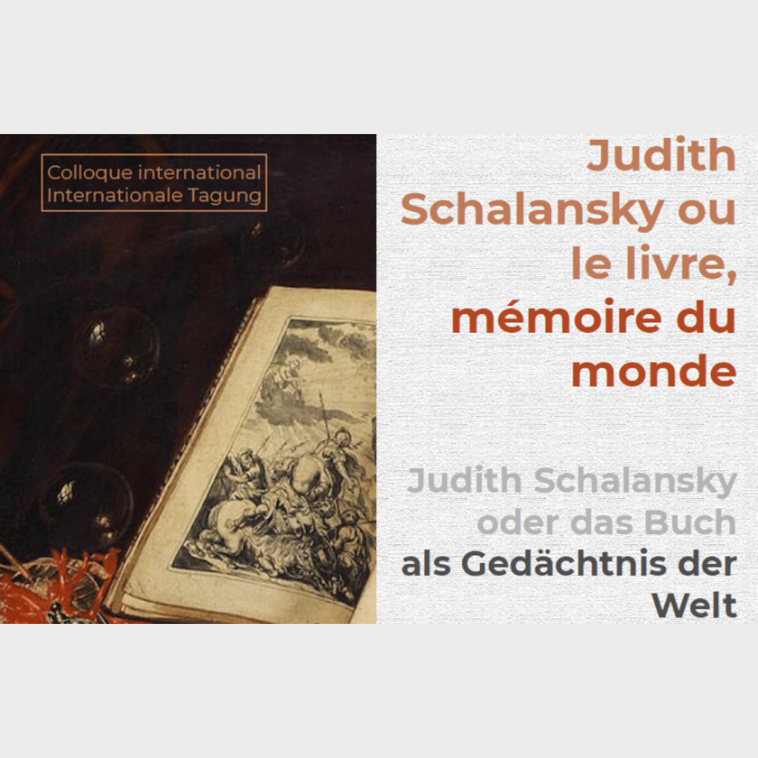 COLLOQUE INTERNATIONAL : Judith Schalansky ou le livre, mémoire du ...